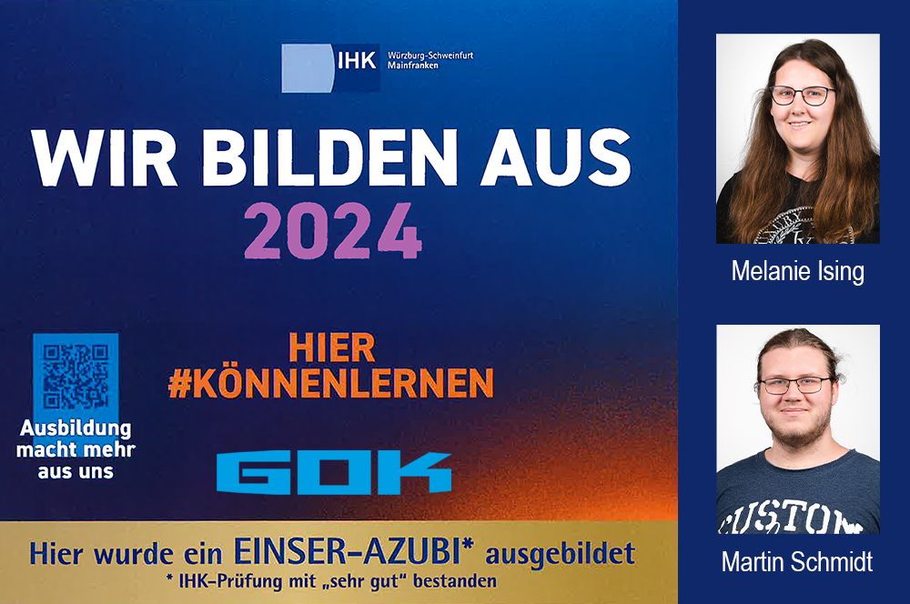 GOK bildet „Einser-Azubis“ erfolgreich aus
